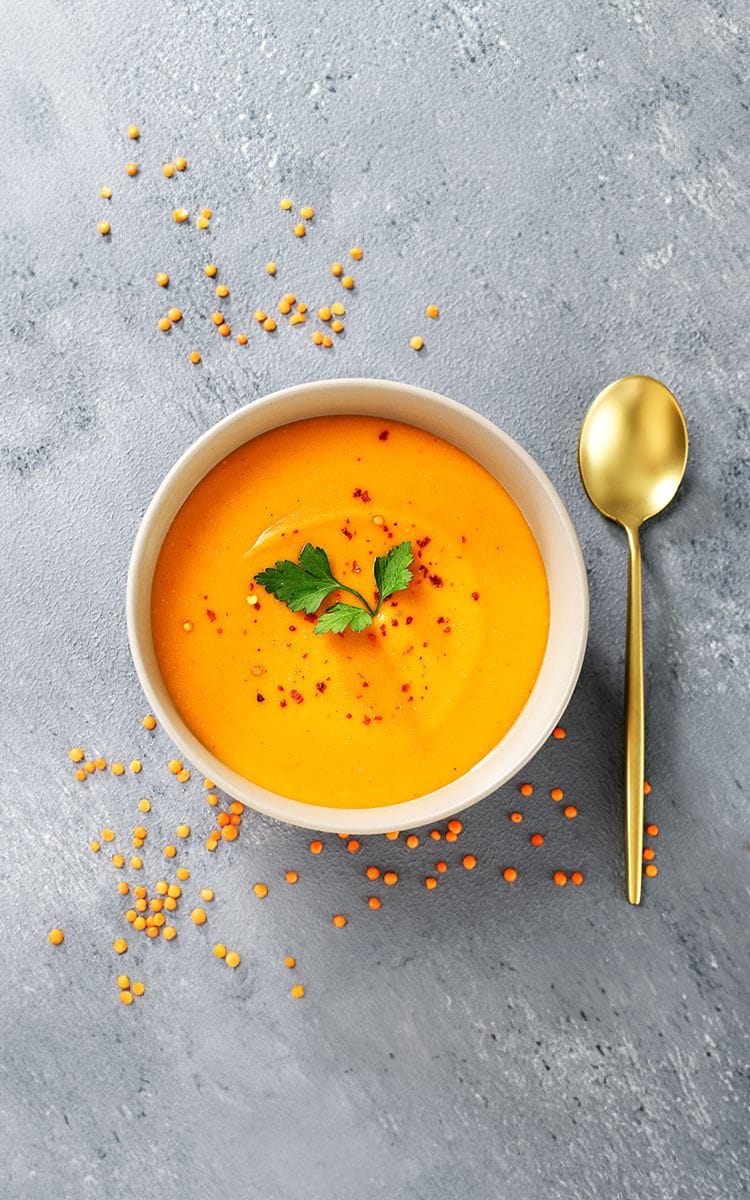 Supa crema de linte: reteta delicioasa cu orice tip de linte