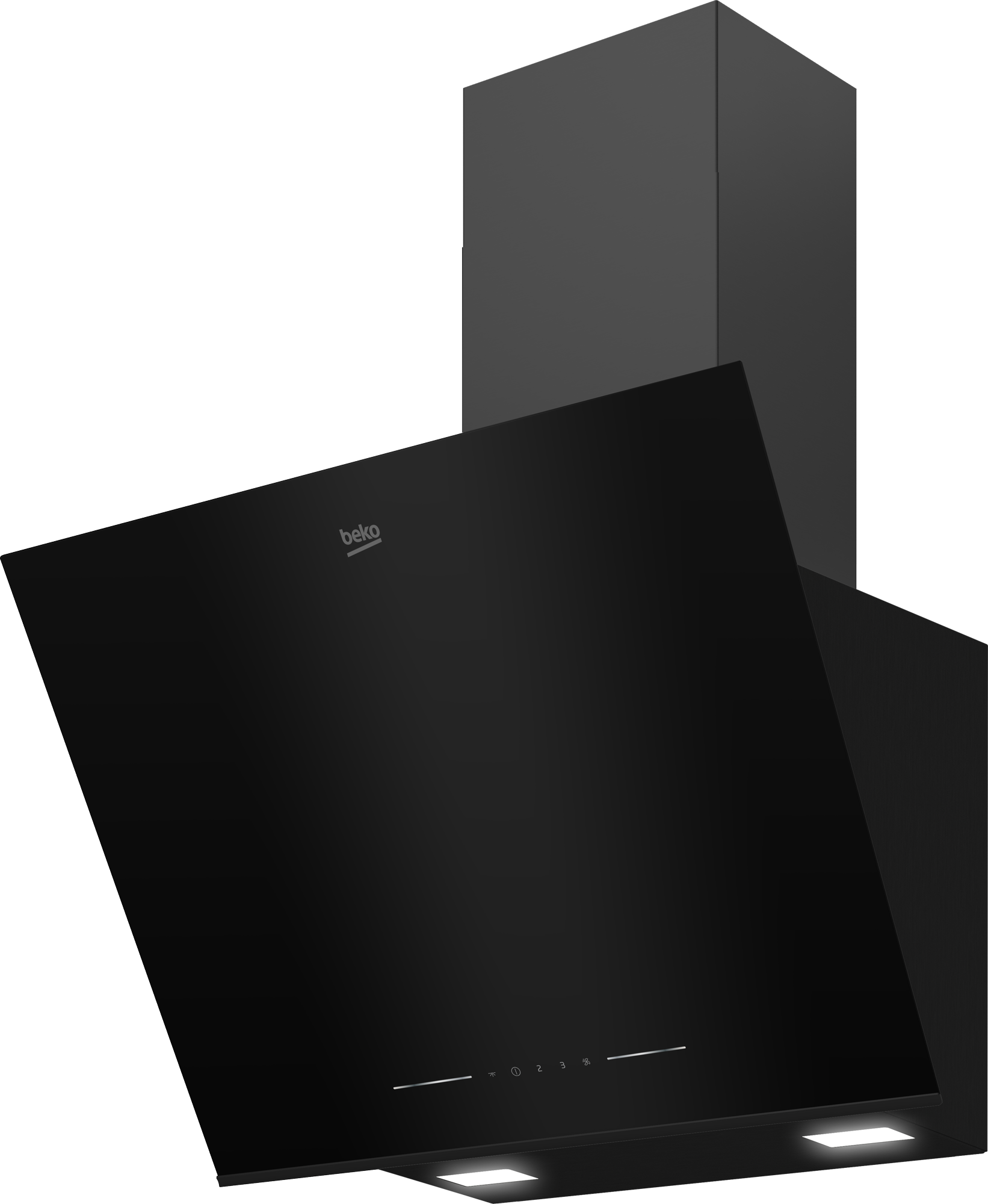 BHCA66741BBHA | Hotte (Décorative - Plan incliné, 60 cm) | BEKO