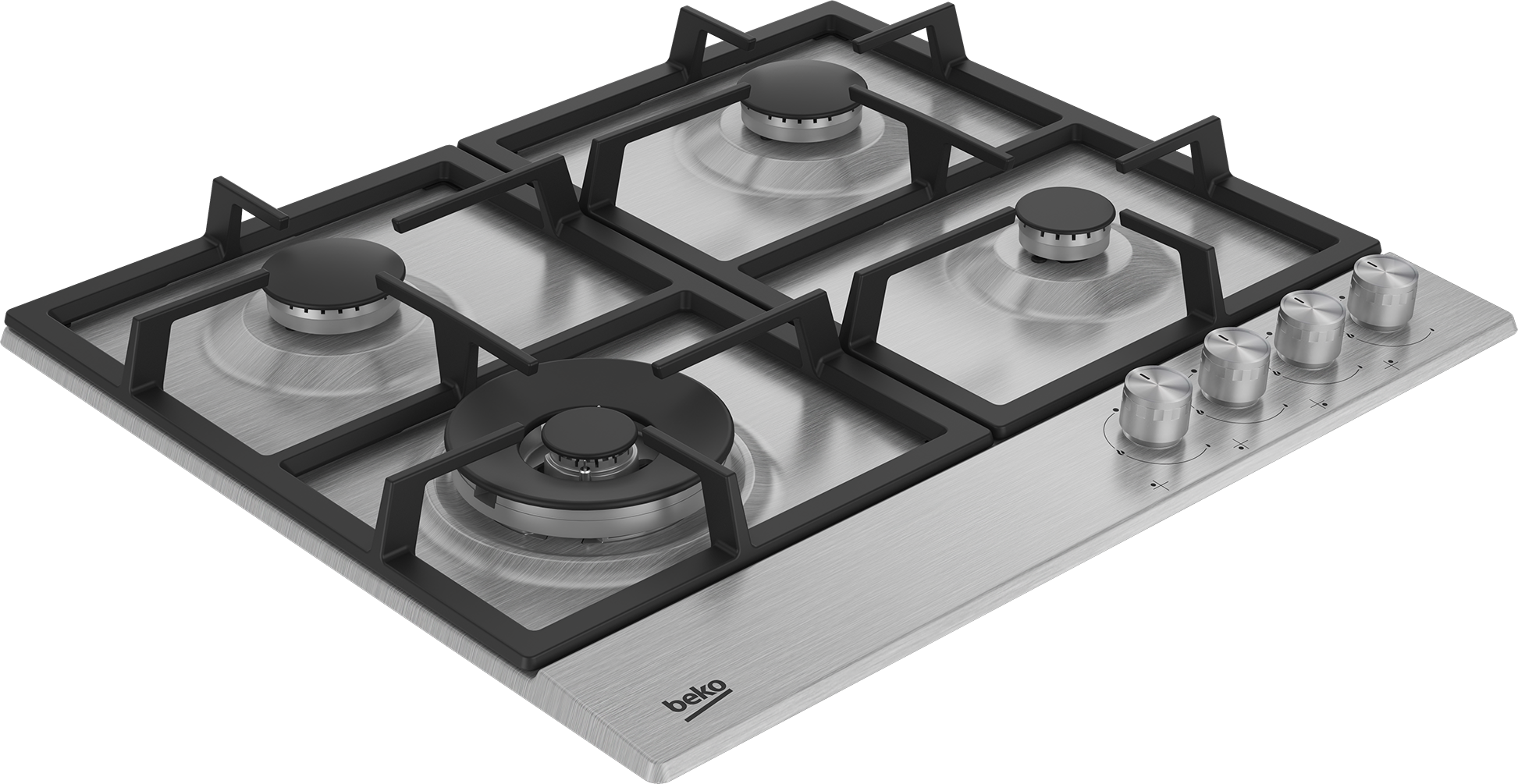 Table de cuisson encastrable (Gaz, 60 cm) | HIAW64225SX | BEKO