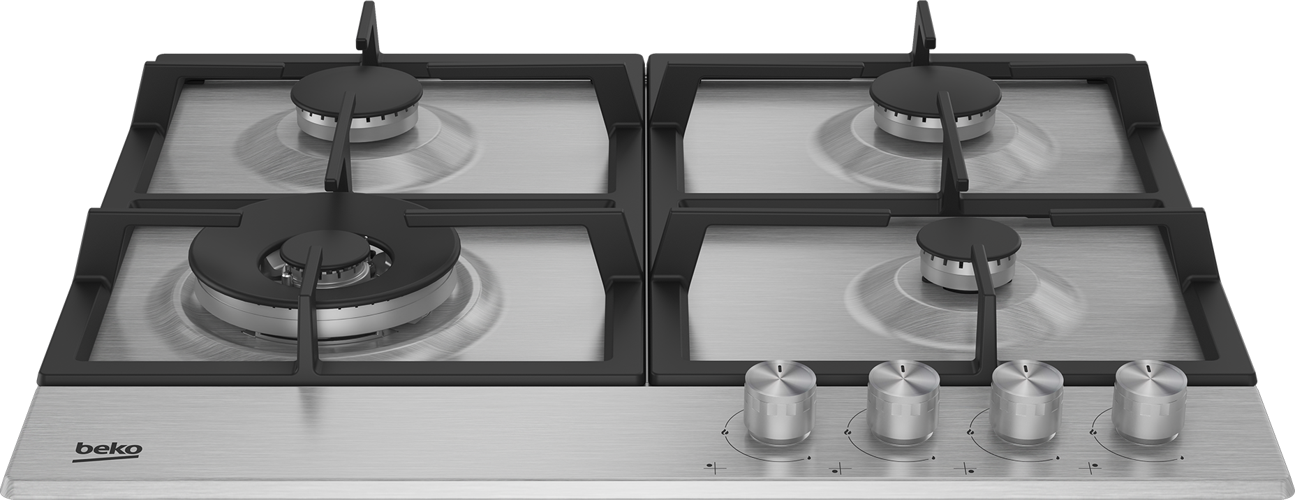 Table de cuisson encastrable (Gaz, 60 cm) | HIAW64225SX | BEKO