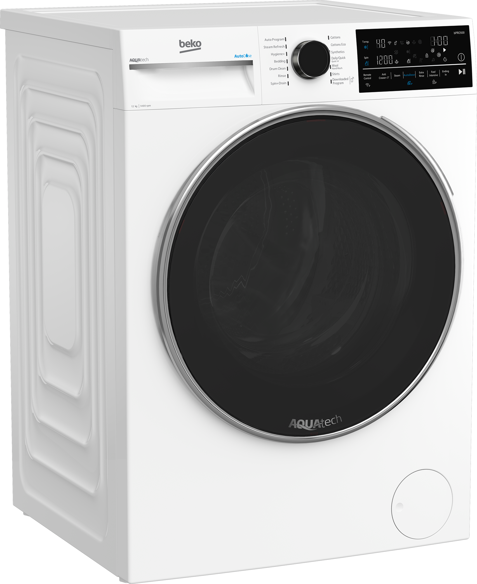 BFLB124ADW | Front Loading Machine (12 kg, 1400 rpm) | BEKOGLOBAL