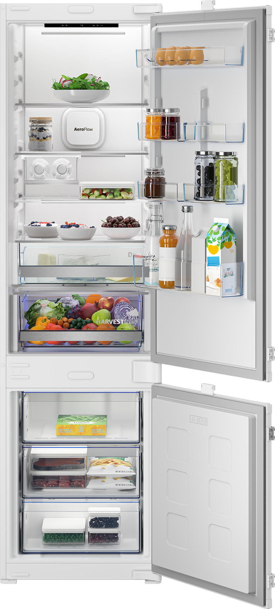B7BCNA326HS | (Combina frigorifica incorporabila, 54 cm) | BEKOGLOBAL