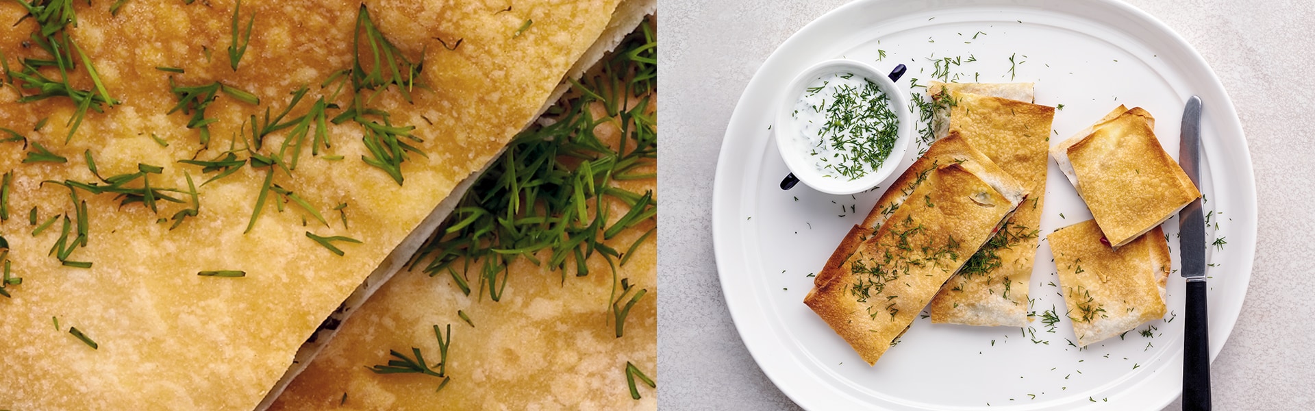 Vegetable Stuffed Phyllo Dough Recipe