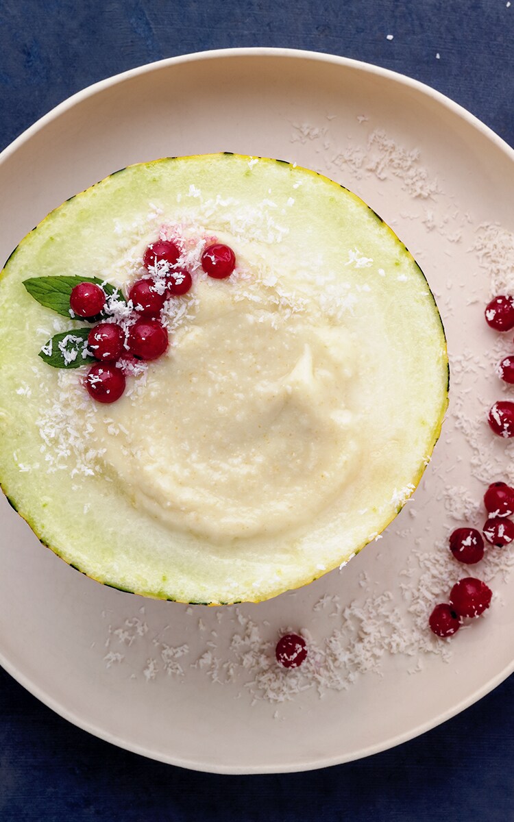 Melon Dessert with Oat