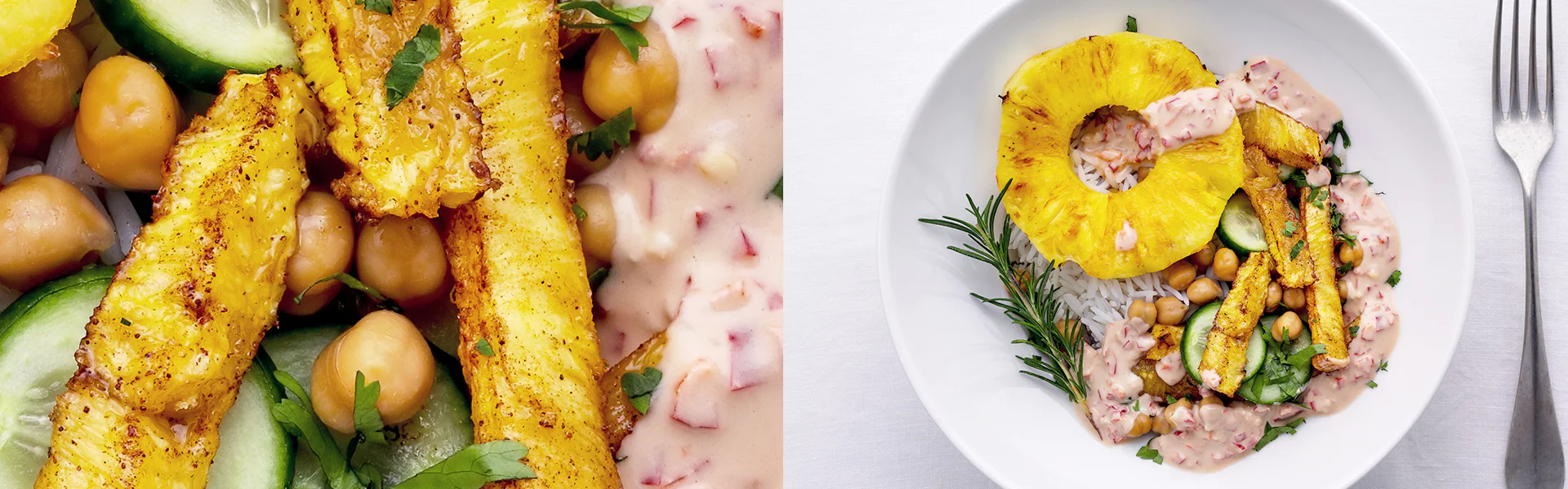 Grilled Pineapple Bowl