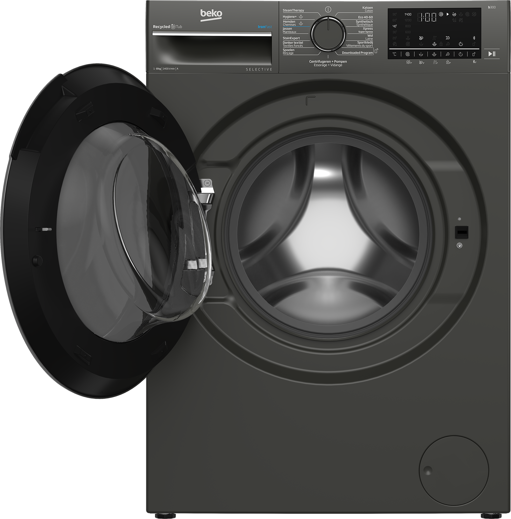 B3WT58410M2 | 8 kg 1400 tpm Vrijstaande Wasmachine | BEKO