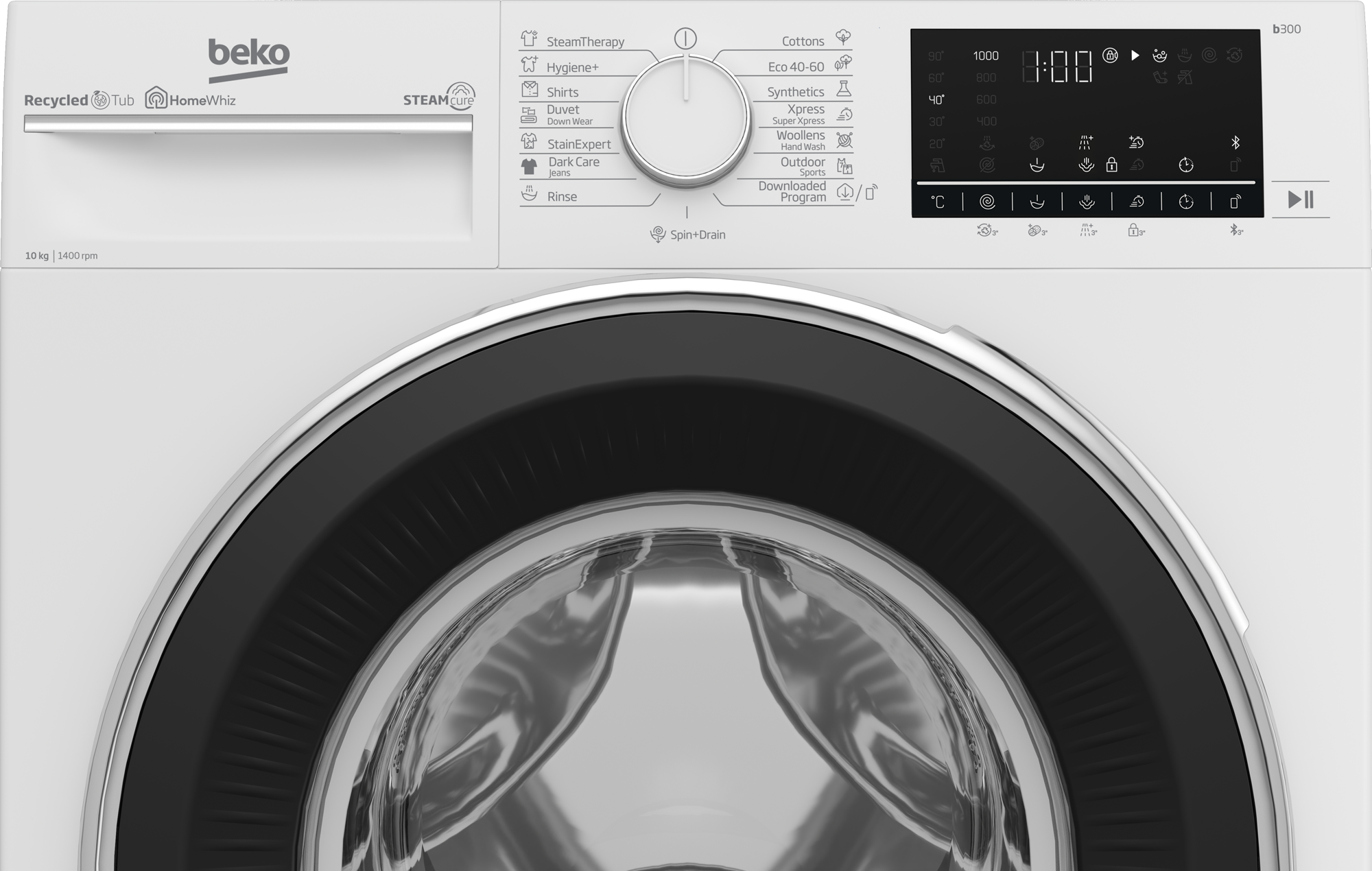B3WF U 71042 WB | Freestanding Washing Machine (10 kg, 1400 rpm) | BEKO