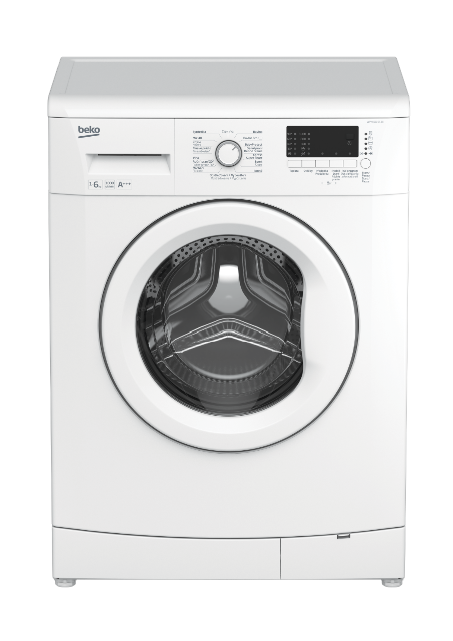 Pračka (6 kg, 1000 ot./ min) | WTV 6502 CS B0 | BEKO