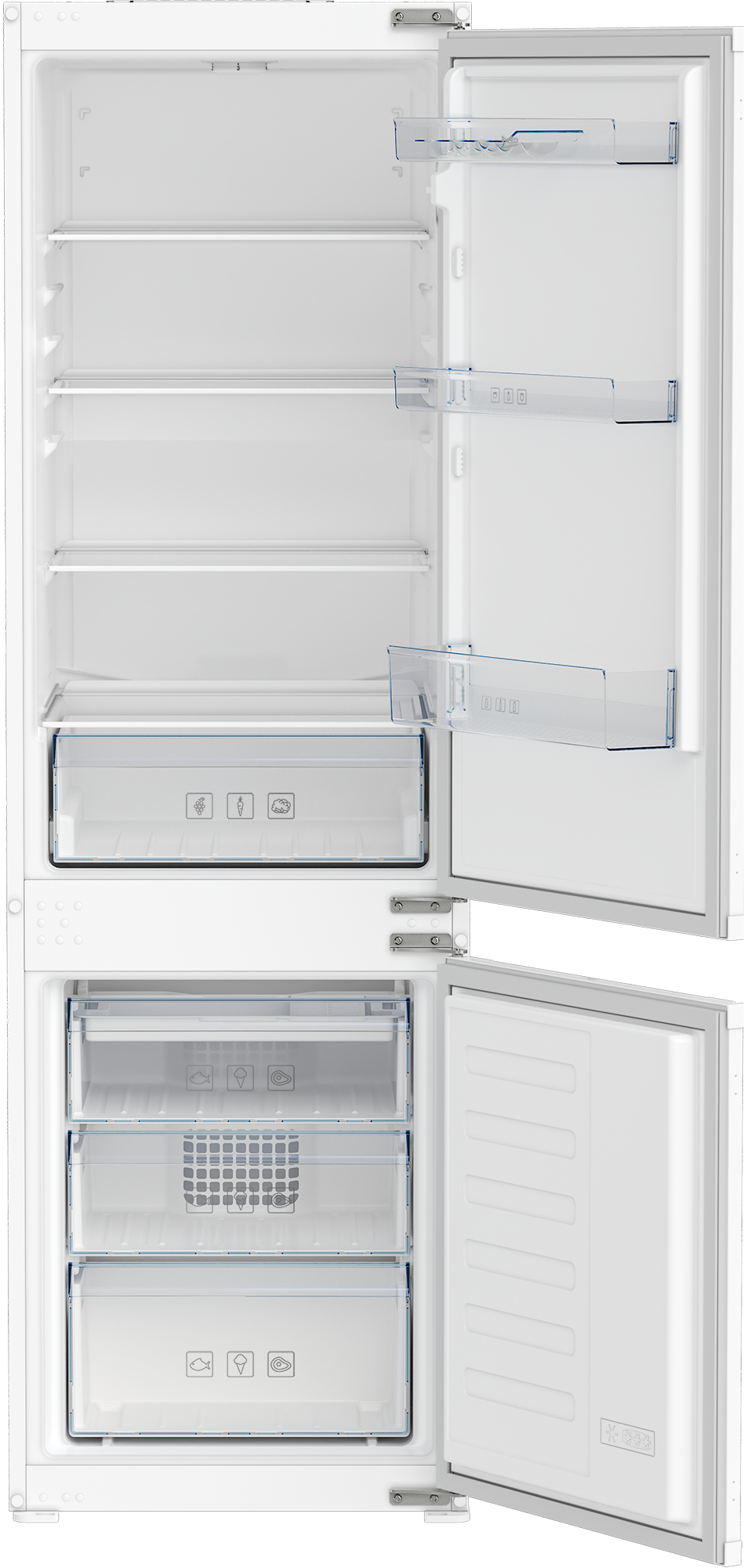 BCSA285K4SN - Vestavná lednice s mrazákem dole 54 cm | Beko CZ