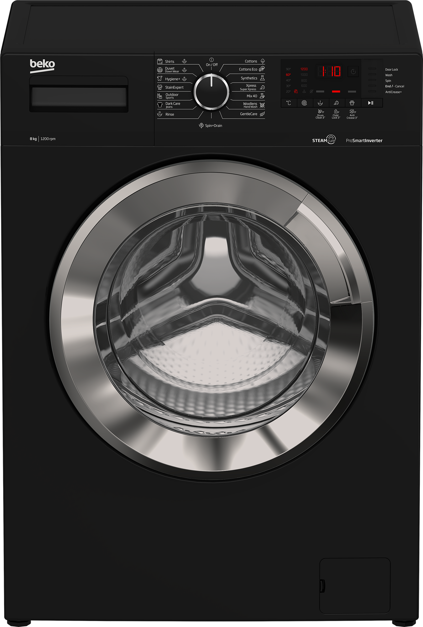 WTV 8612 XBCI | غسالة ملابس مستقلة (8 كغ, 1200 دورة في الدقيقة) | BEKO