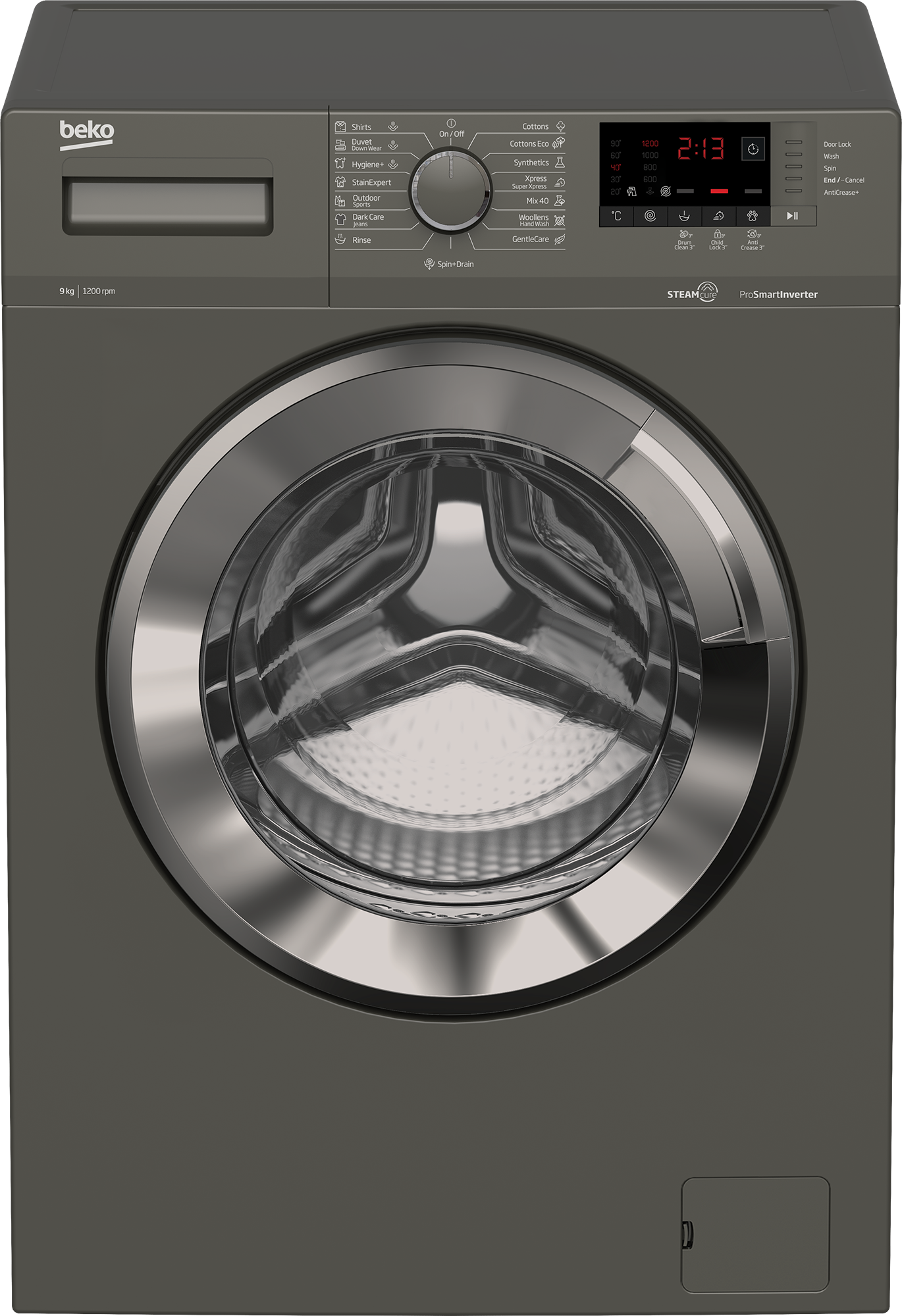 WTX 91232 XMCI2 | غسالة ملابس مستقلة (9 كغ, 1200 دورة في الدقيقة) | BEKOGLOBAL