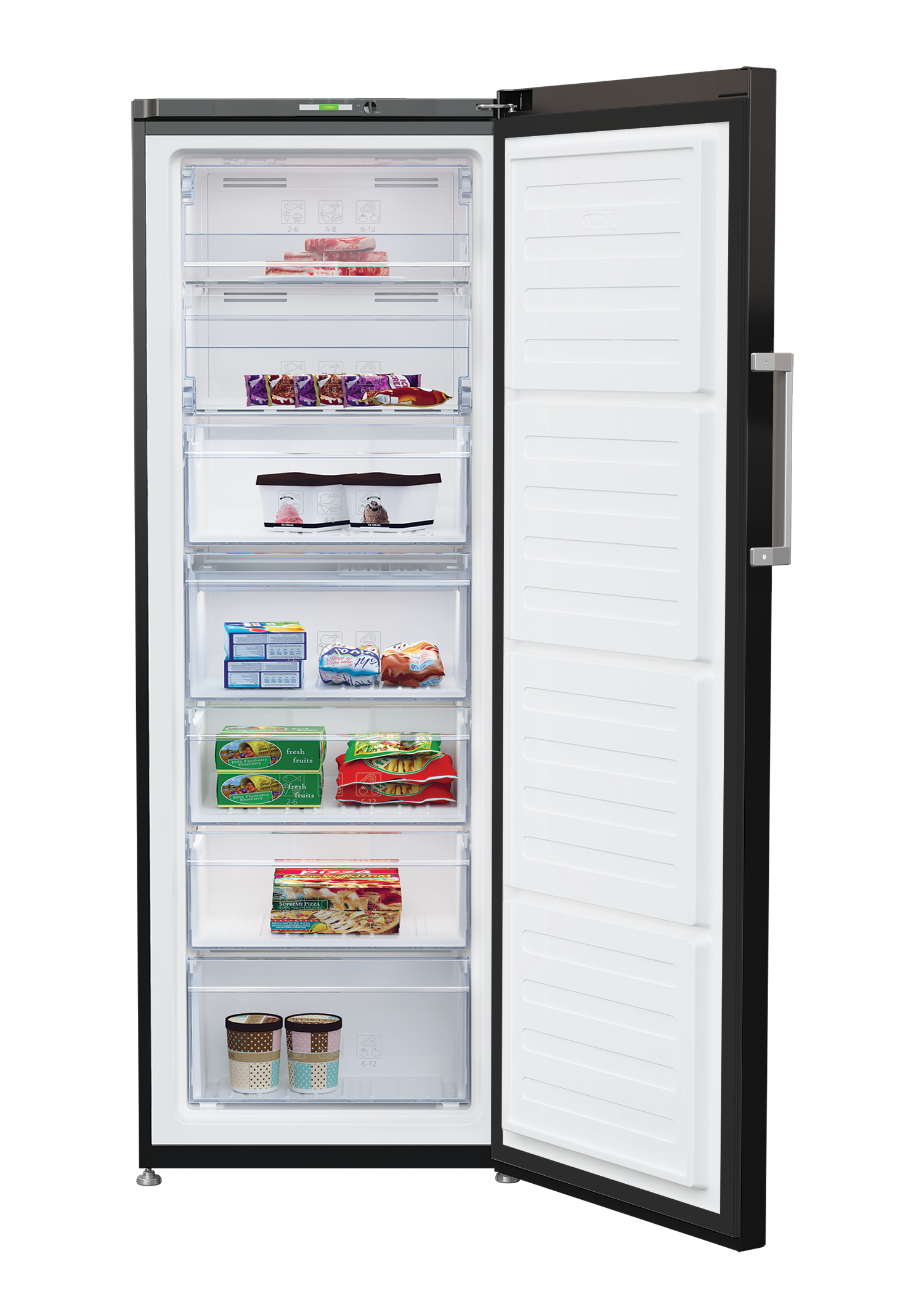 فريزر (طولية, 260 لتر) | RFNE280E13B | BEKO
