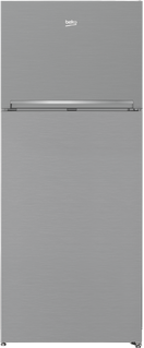 ثلاجة مع فريزر (فريزر علوي, 70 سم) | RDNE430K02DX | BEKO