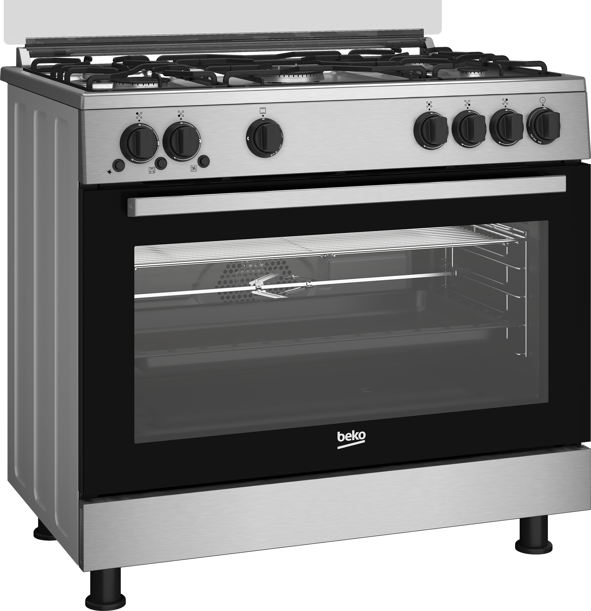 GGR 15115 DX NE | موقد وفرن مستقل (غاز بمساعدة المروحة, 90 سم) | BEKOGLOBAL