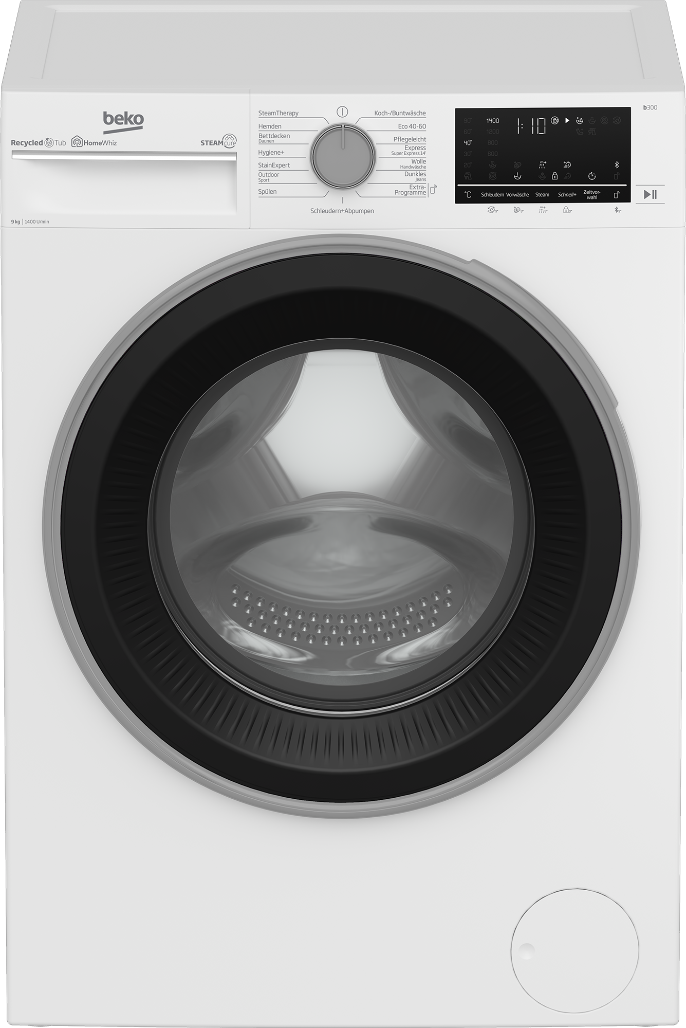 B3WFU59415W2 | Freistehende Waschmaschine (9 kg, 1400 U-Min) | BEKO