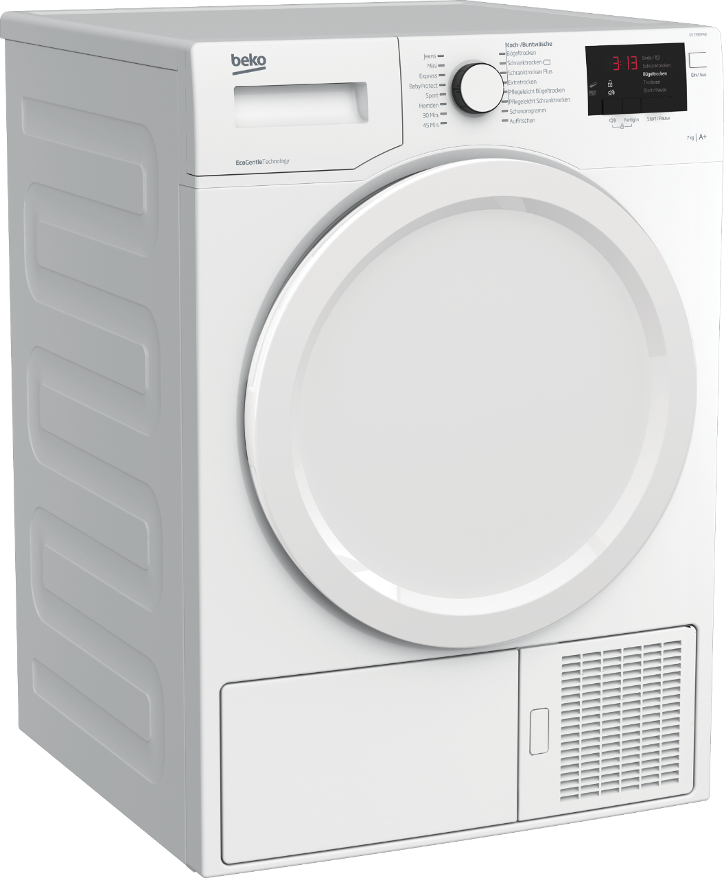 Trockner (Wärmepumpentrockner, 7 kg) | DS 7333 PA0 | BEKO
