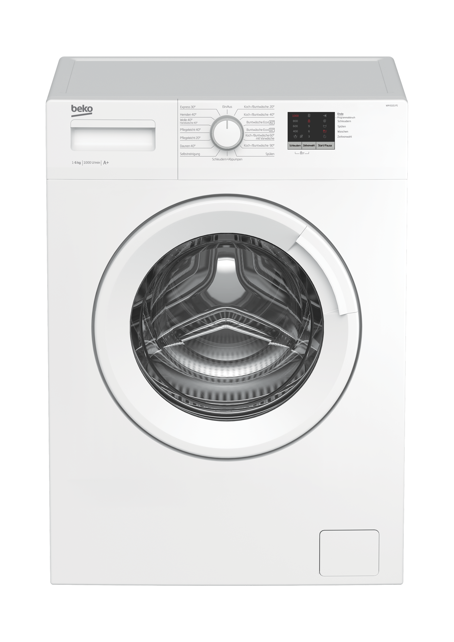 Freistehende Waschmaschine (6 kg, 1000 U-Min) | WM 6101 PS | BEKO