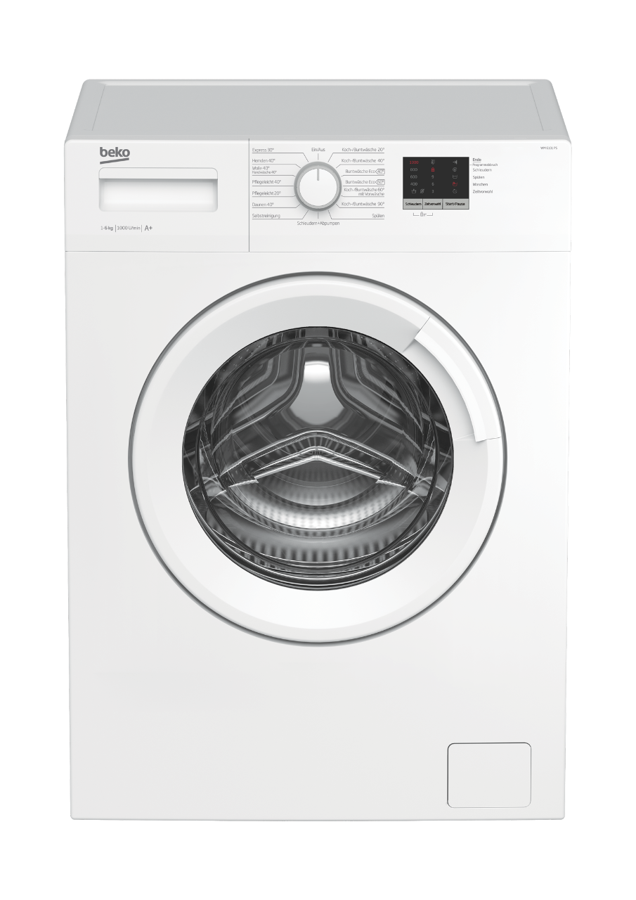 Freistehende Waschmaschine (6 kg, 1000 U-Min) | WM 6101 PS | BEKO