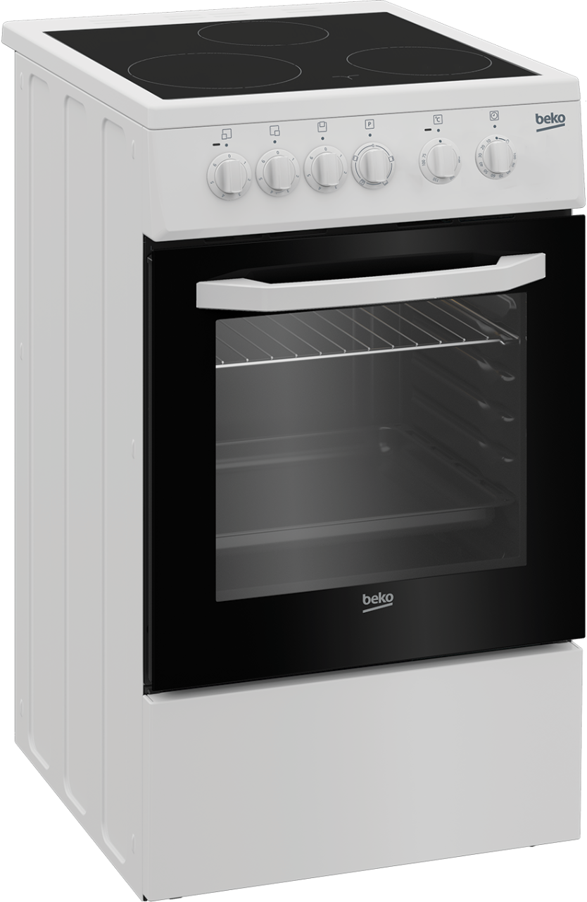 Freestanding Cooker (Conventional, 50 cm) | CSS 48100 GW | BEKO
