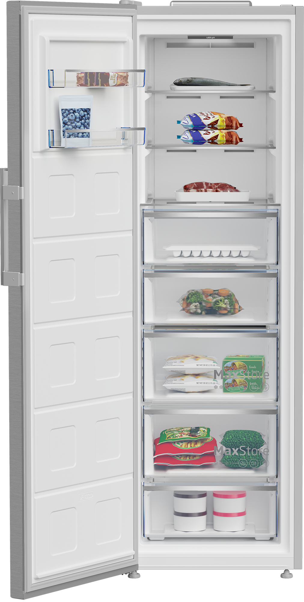 B5RMFNE314X | Congelatore Verticale Beyond, Total No-Frost, 286 L, 59.5 ...