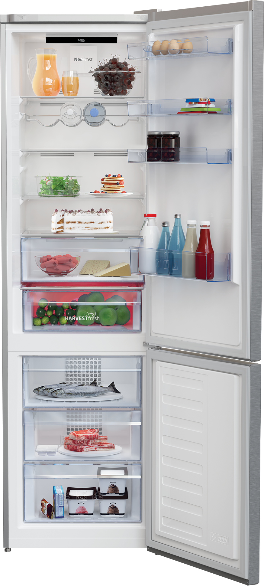 Frigorifero Combinato, Total No-Frost, 59.5 cm | RCNA406E60ZXBHN | BEKO