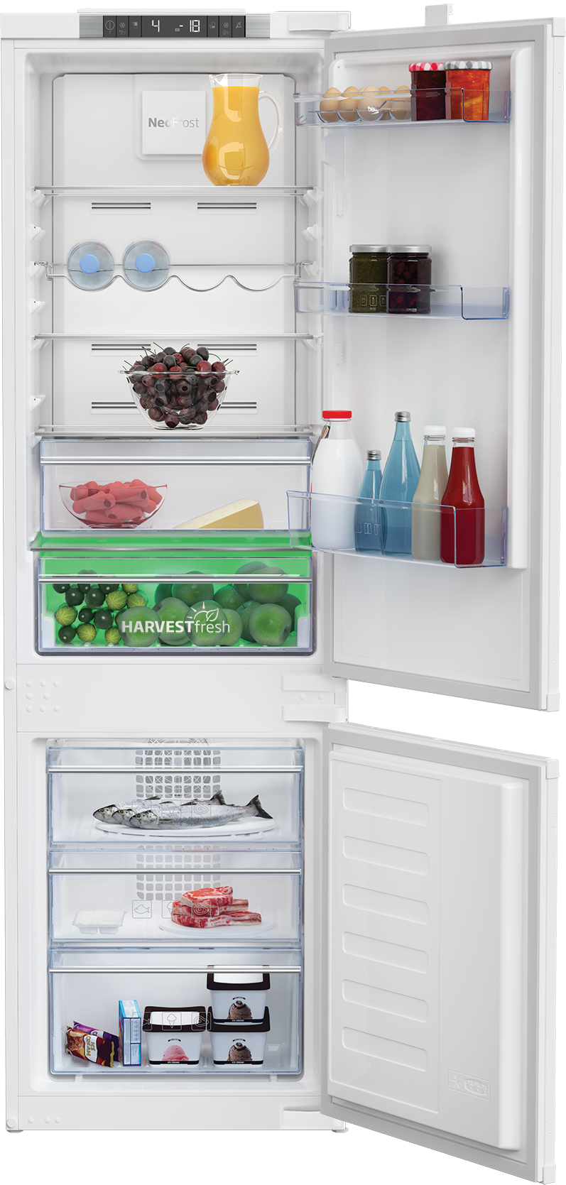 Frigorifero Da Incasso Combinato Total No Frost H 1775 Cm Bcna275e4sn Beko