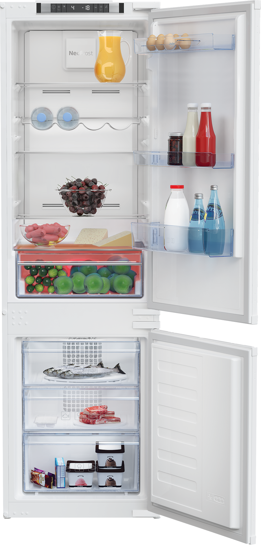 Frigorifero Da Incasso Combinato Total No Frost H 1775 Cm Bcna275e31sn Beko