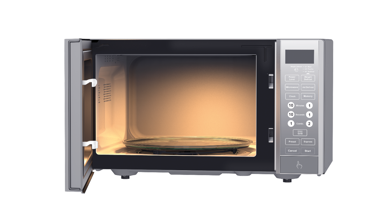 Microonde con Grill, 800 Watt, 23 L, Grigio | MGF23330S | BEKO