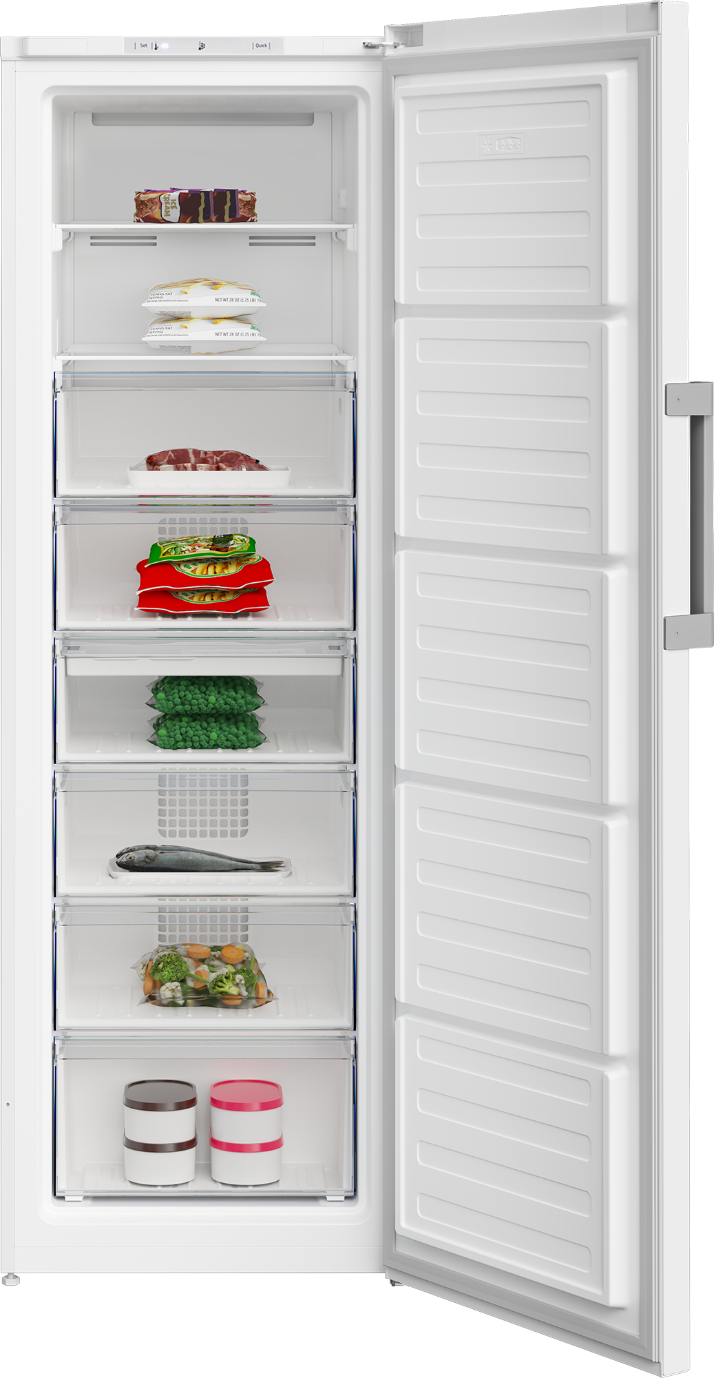 B1RFNK312W | Морозильная камера (Вертикальна, 275 л) | BEKO