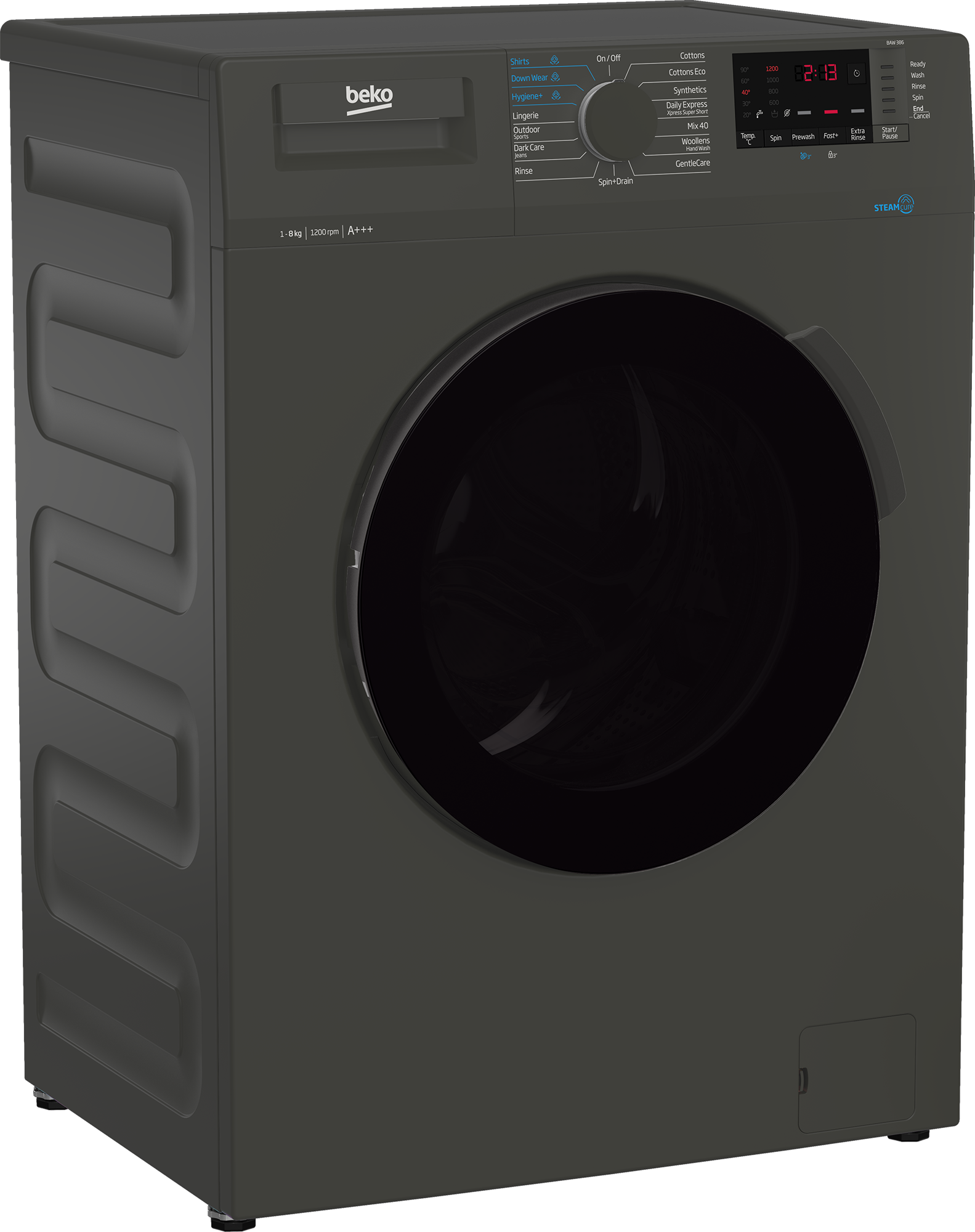 Freestanding Washing Machine (8 kg, 1200 rpm) | BAW 386 UK | BEKO