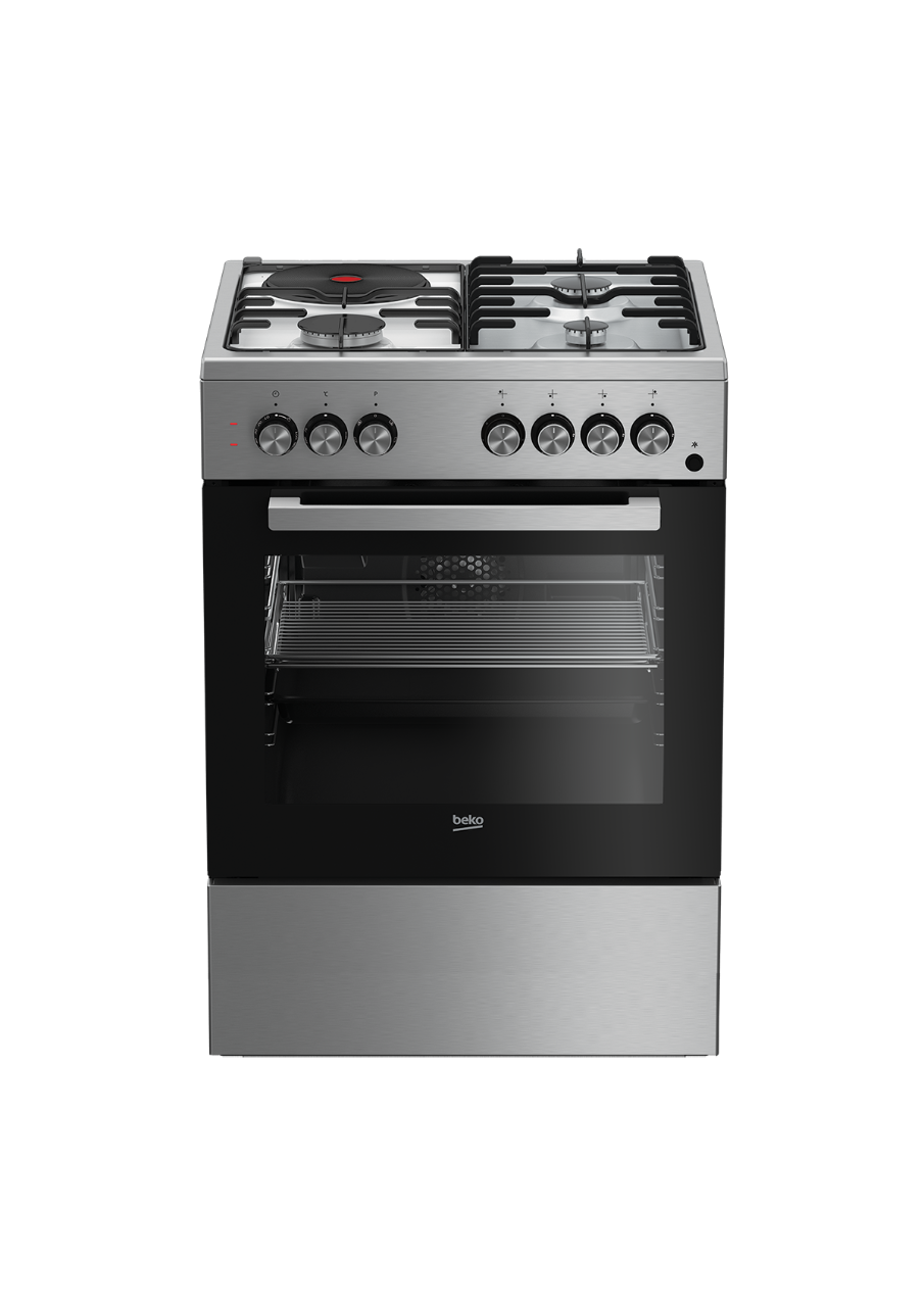 Freestanding Cooker (Fan-assisted, 60 cm) | FSET63110DX | BEKO