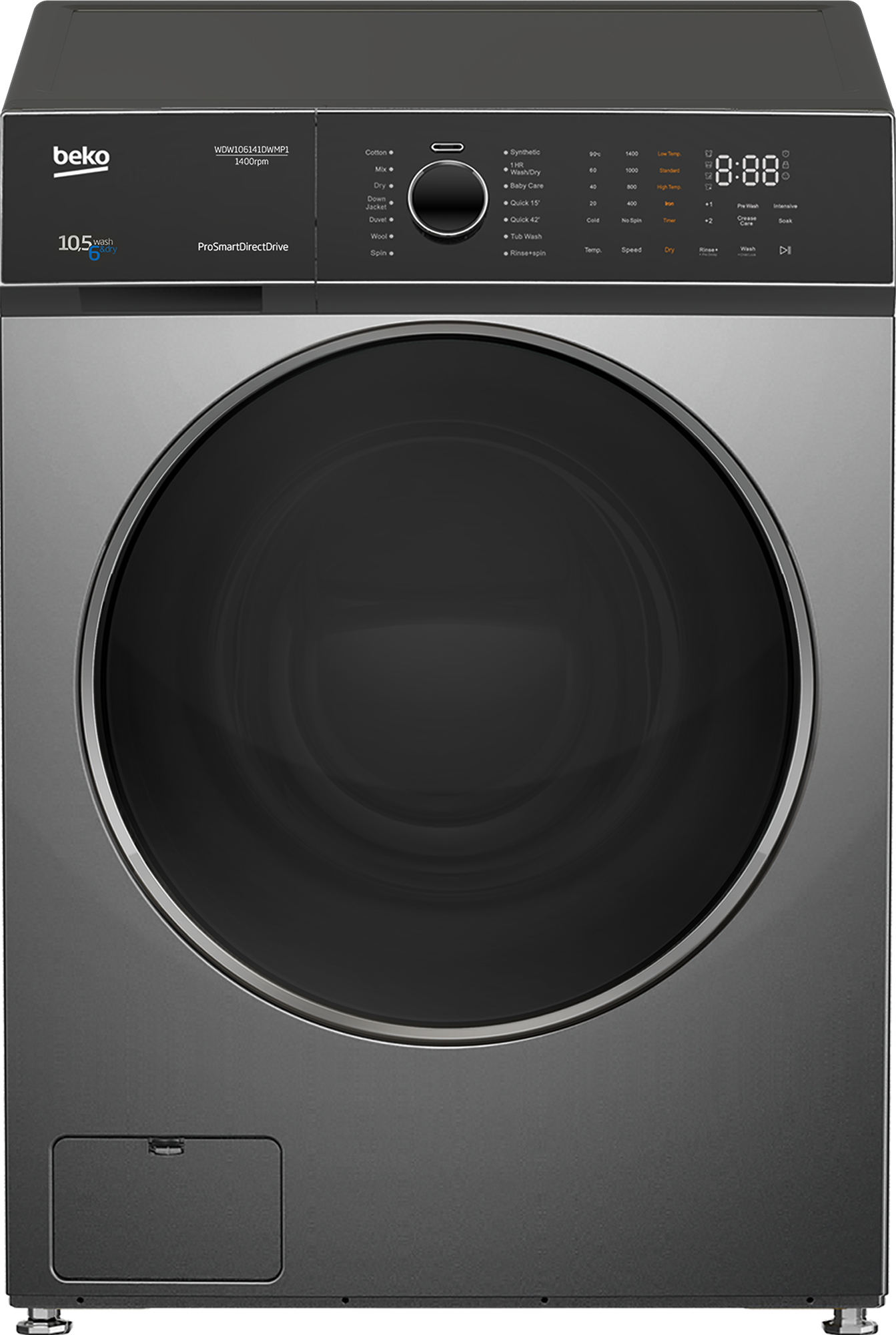 WDW 106141 DWMP1 | Freestanding Washer Dryer (10.5 kg / 6 kg, 1400 rpm ...