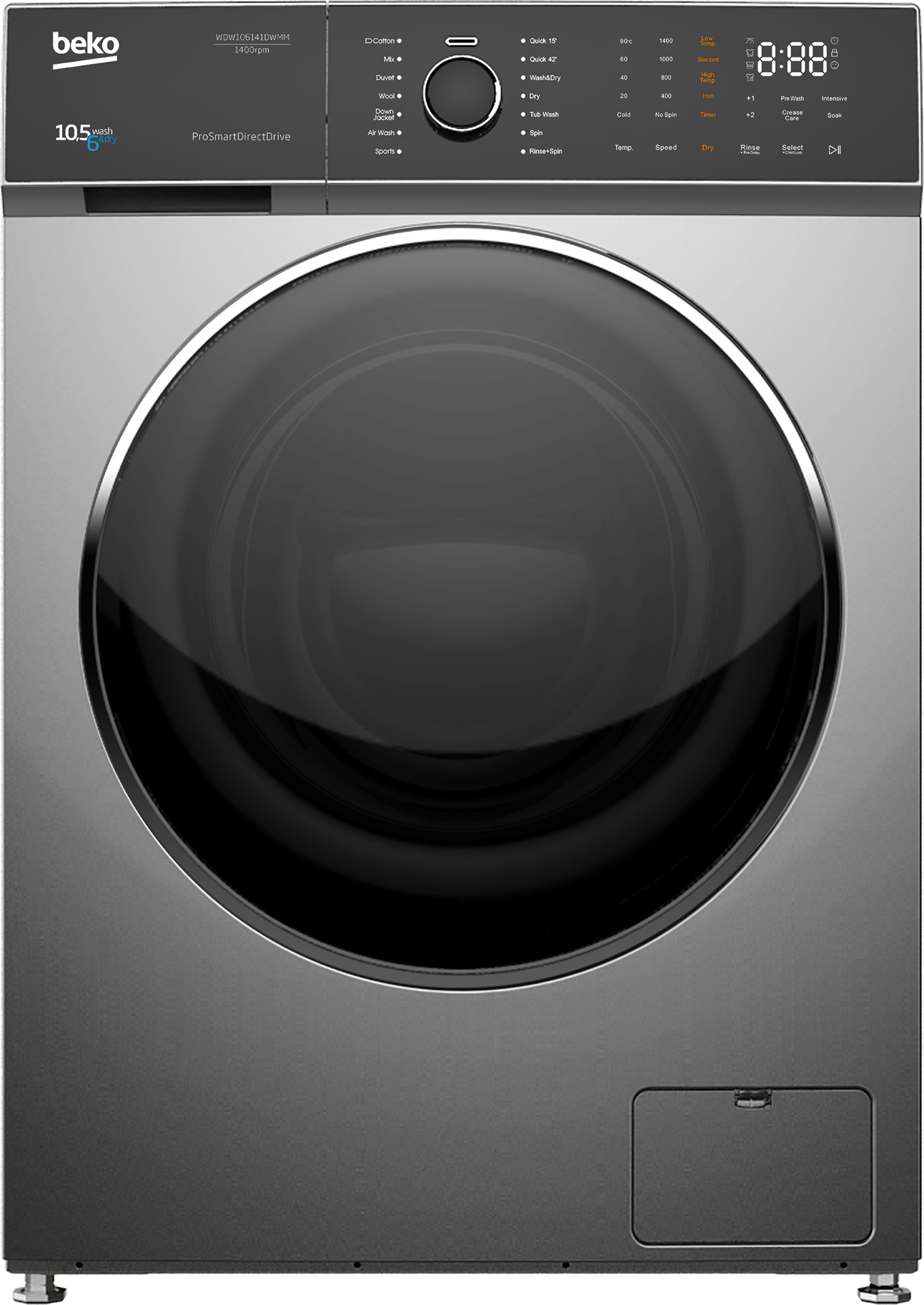 WDW 106141 DWMM | Freestanding Washer Dryer (10.5 kg / 6 kg, 1400 rpm ...