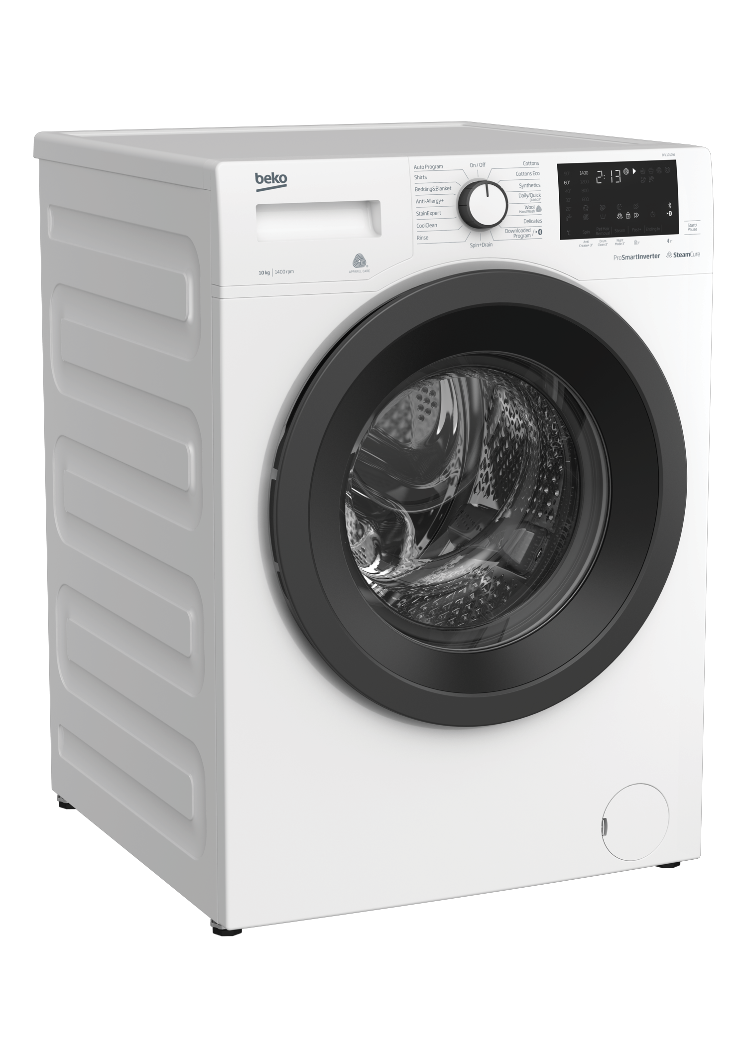 Front Load Washing Machine (10 kg, 1400 rpm) | BFL1010W | BEKO