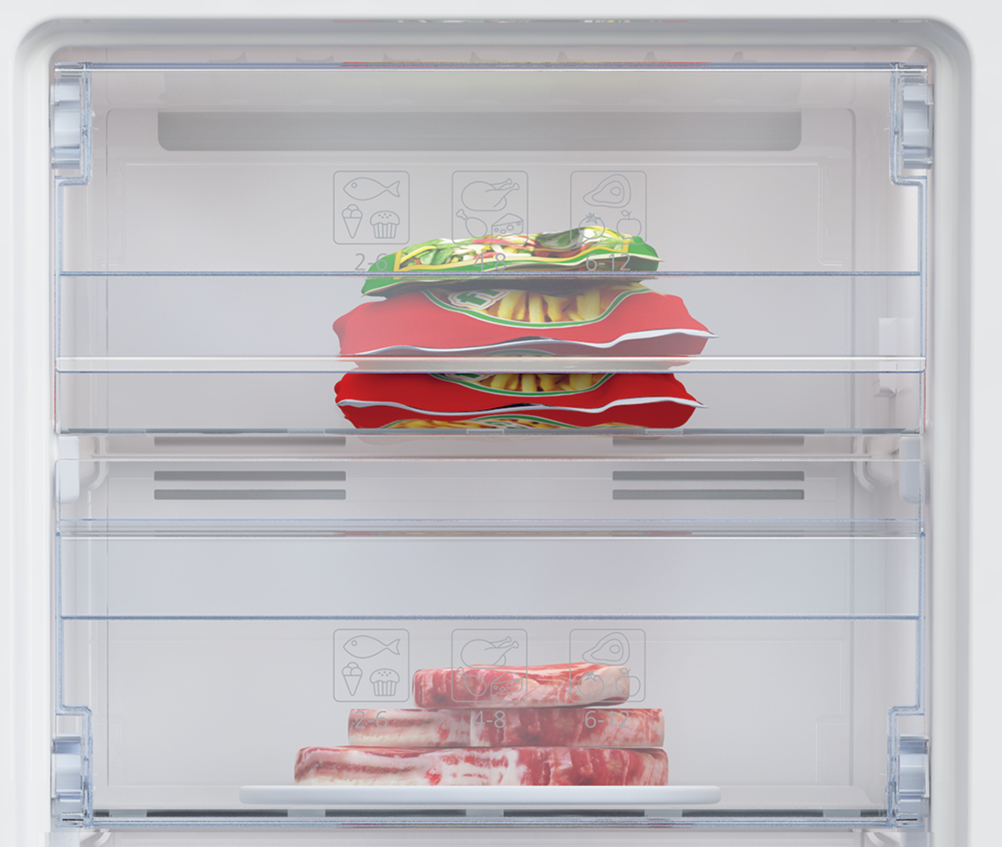 RFNE312L35WN | Fryser (Stående, 275 L) | BEKO