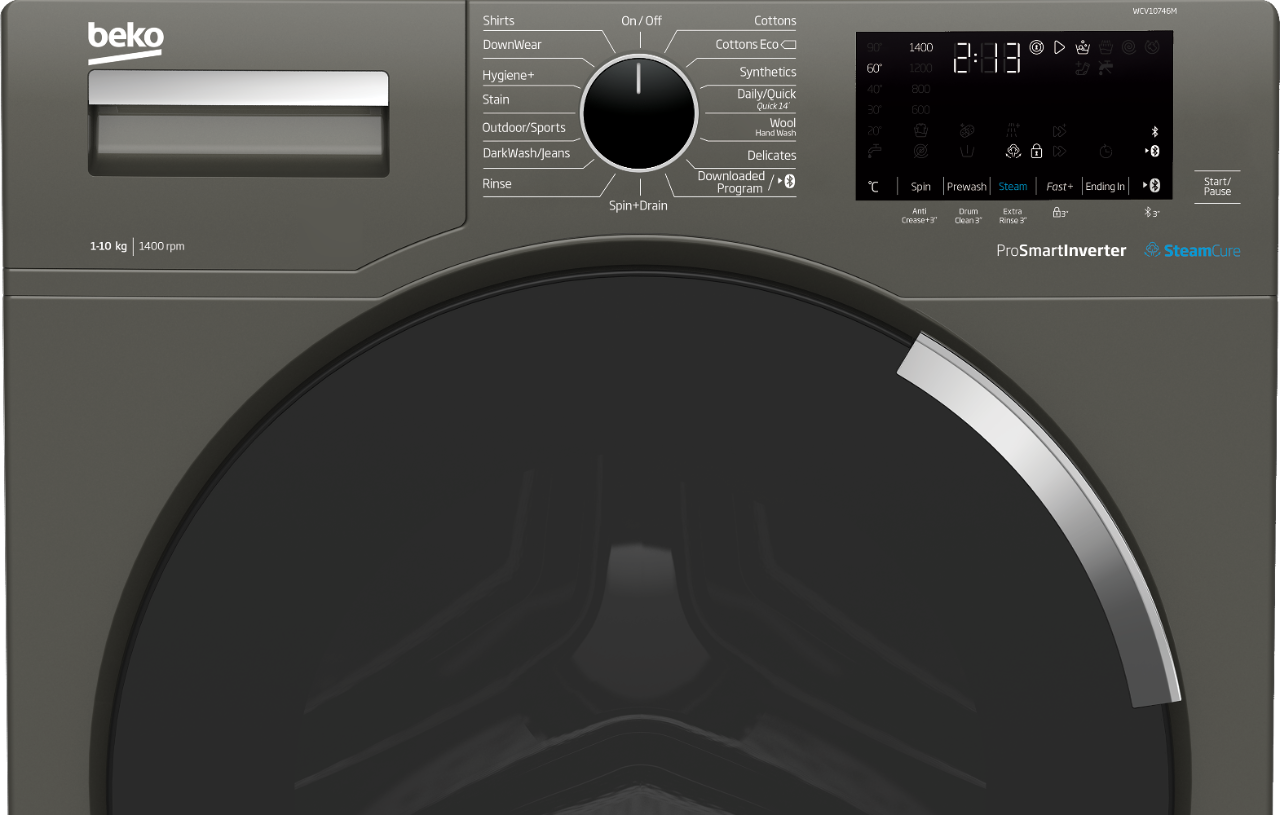 WCV10746M | Freestanding Washing Machine (10 kg, 1400 rpm) | BEKO