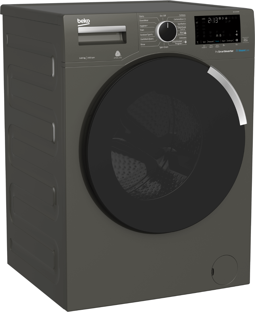 10 kg, 1400 rpm, 15 wash programs | WCV10746M | BEKO