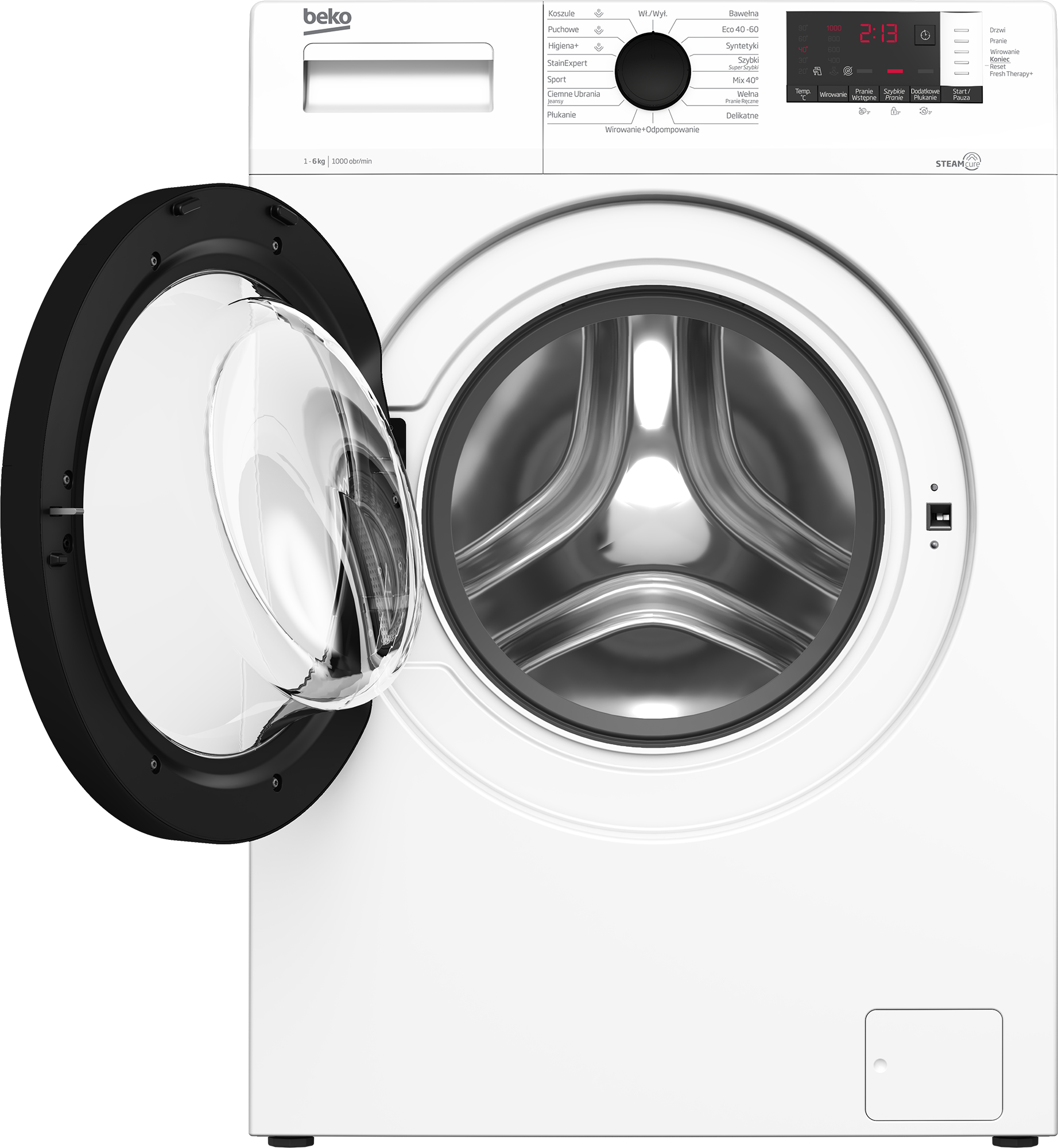 WUE6512WPBSE | Pralka wolnostojąca (6 kg, 1000 rpm) | BEKOGLOBAL