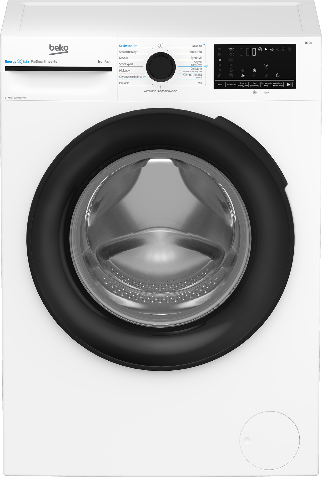 XBM3WFU47215W | Pralka wolnostojąca (7 kg, 1200 rpm) | BEKOGLOBAL