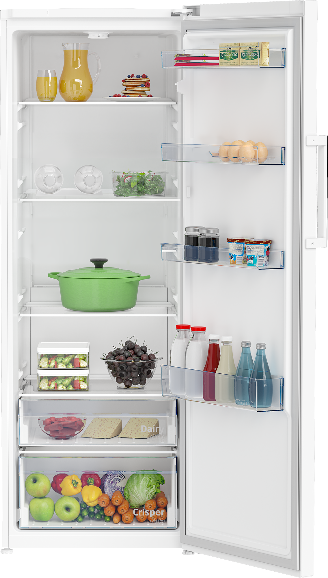 RSSE415M41WN | Frigorífico 1 Porta Cíclico 367L (A:171.4 cm) | BEKO