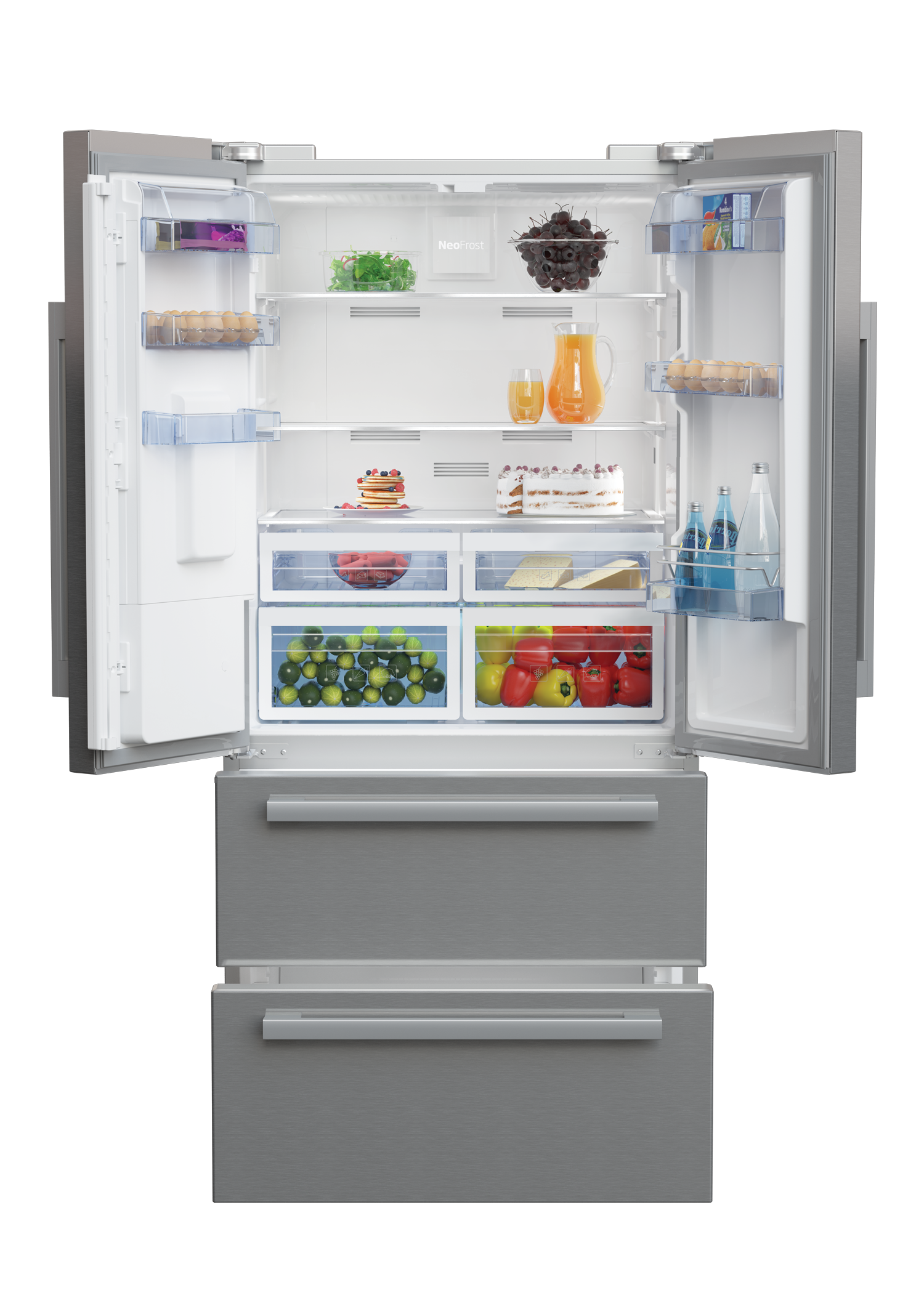 GNE60522DX | Холодильник с морозильной камерой (Multi-door, 84 см ...