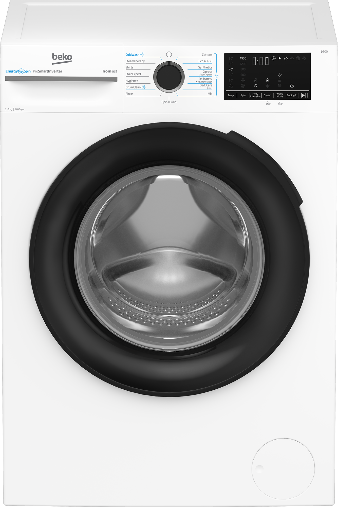 BM3WFSU48415WB | Samostojeća veš mašina (8 kg, 1400 rpm) | BEKOGLOBAL