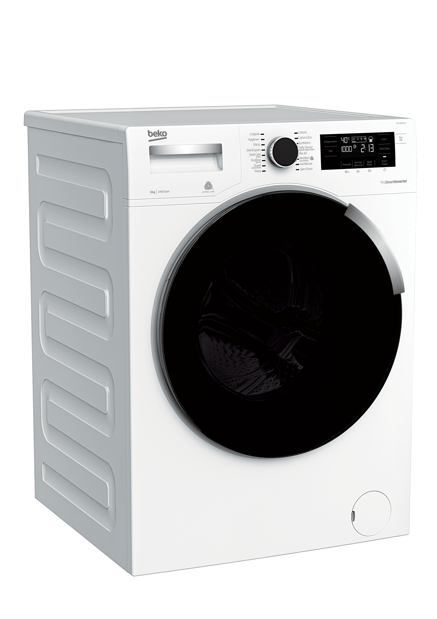 Freestanding Washing Machine (9 kg, 1400 rpm) | WTV9744X0 | BEKO