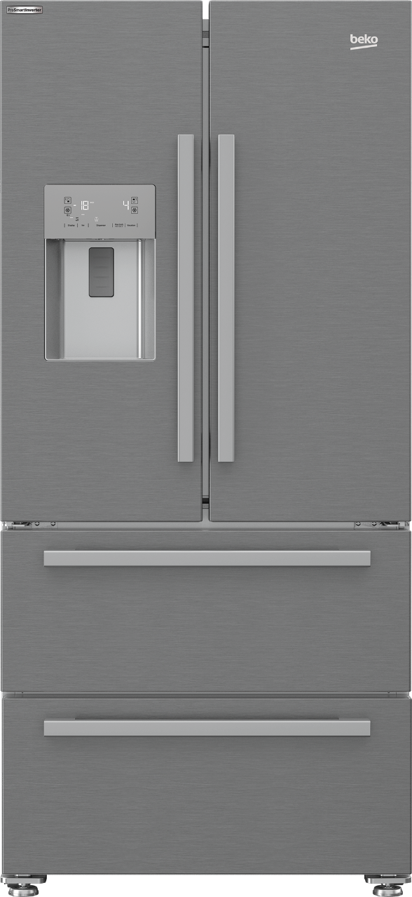 Fridge Freezer (Multi-door, 84 cm) | GNE60532DX | BEKO