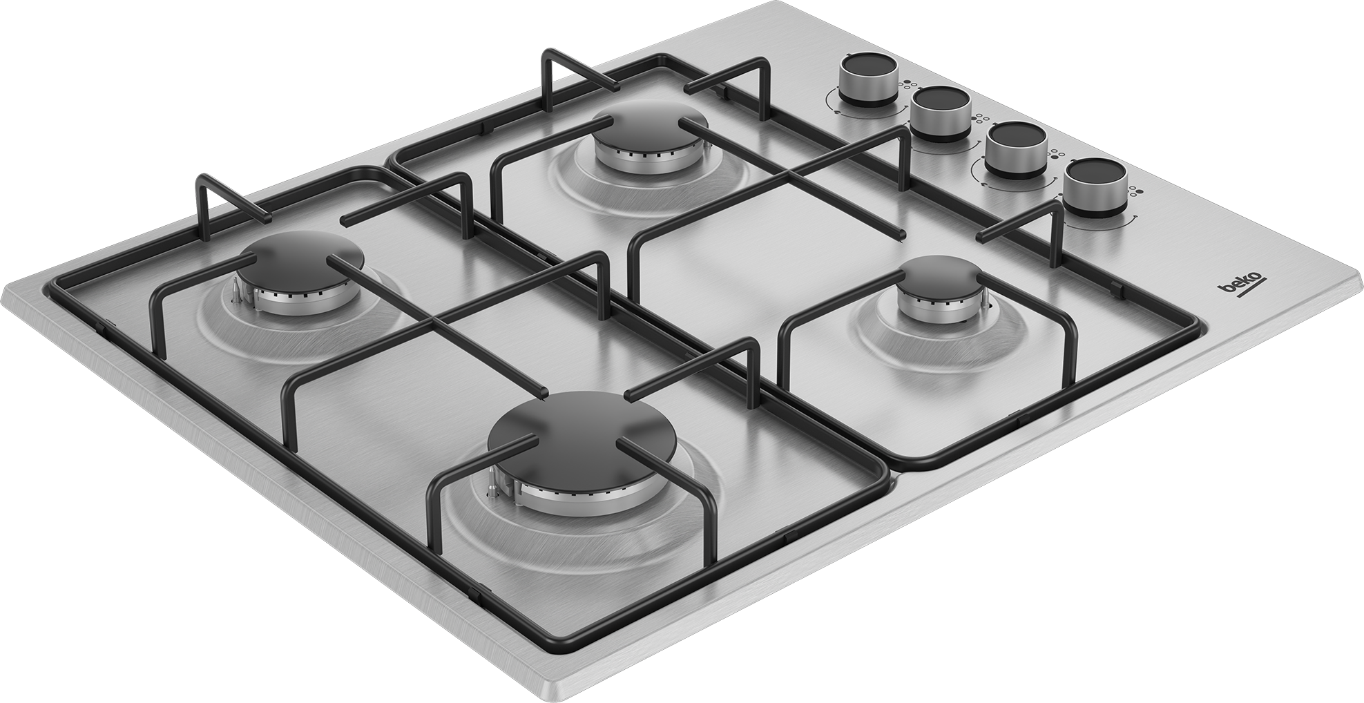 HIGG 64103 SXN | Placa Gas 4 fuegos Gas Natural (opc G.Butano) | BEKO