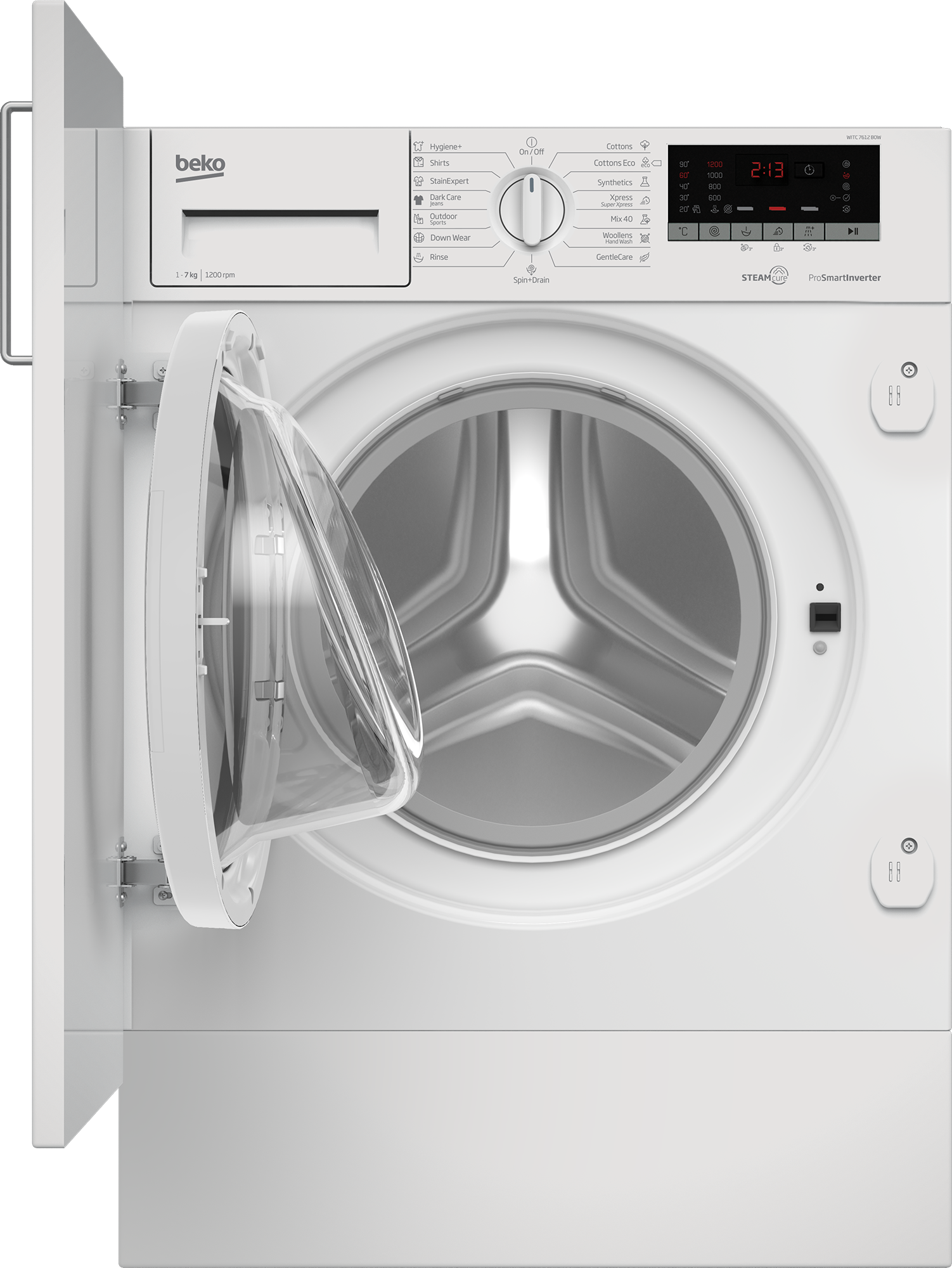 WITC 7612 B0W | Freestanding Washing Machine (7 kg, 1200 rpm) | BEKO