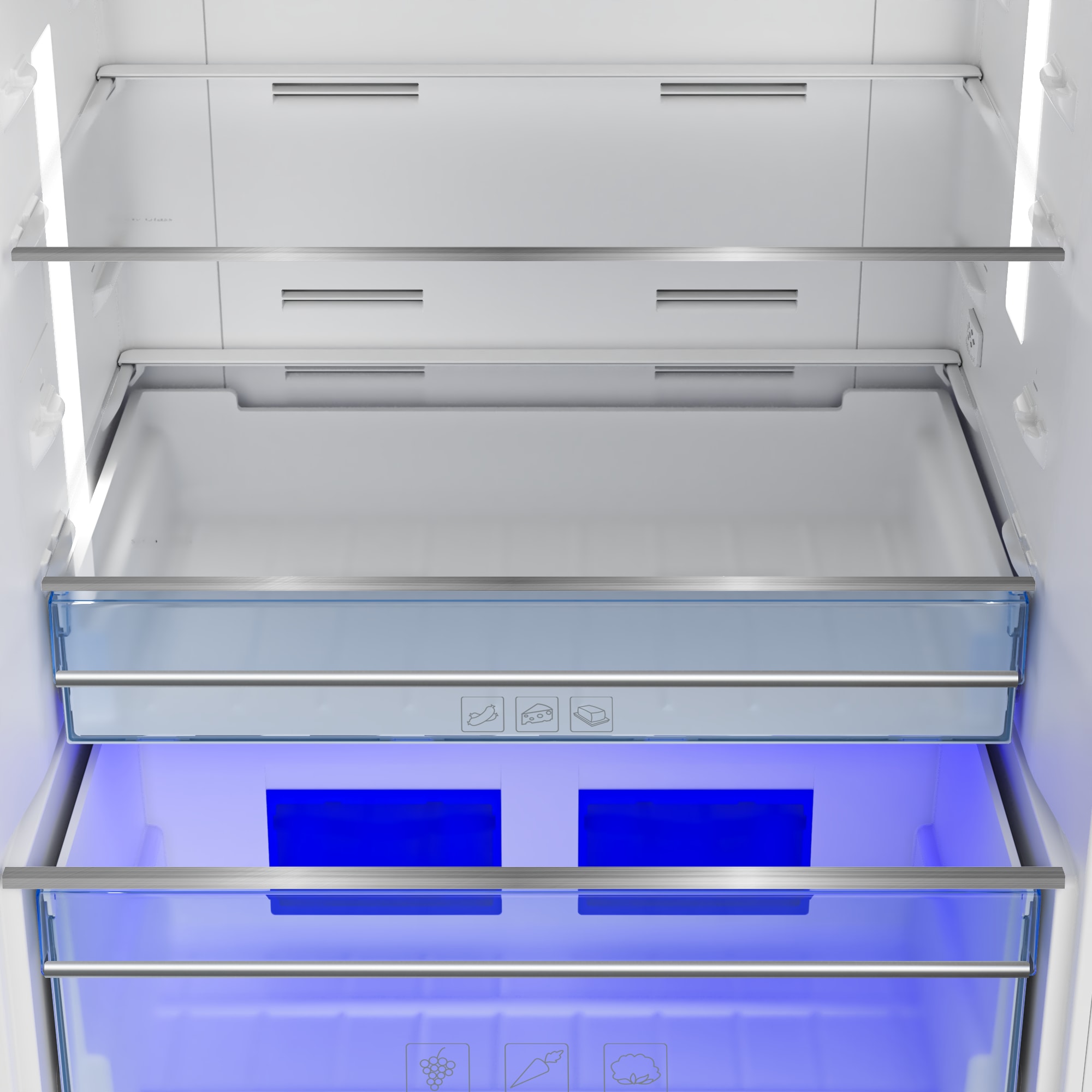28 Inch Top Freezer Refrigerator - Fingerprint Free - BFTF2716SS | BEKO